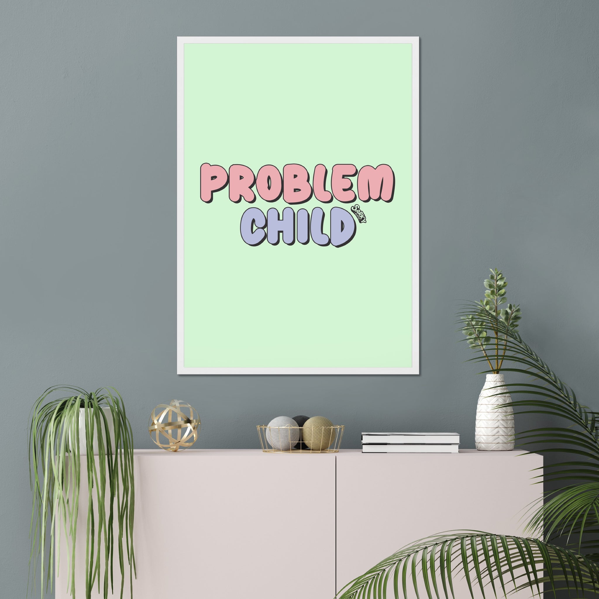 Problem Child | Art Prints | Sarky Sloth